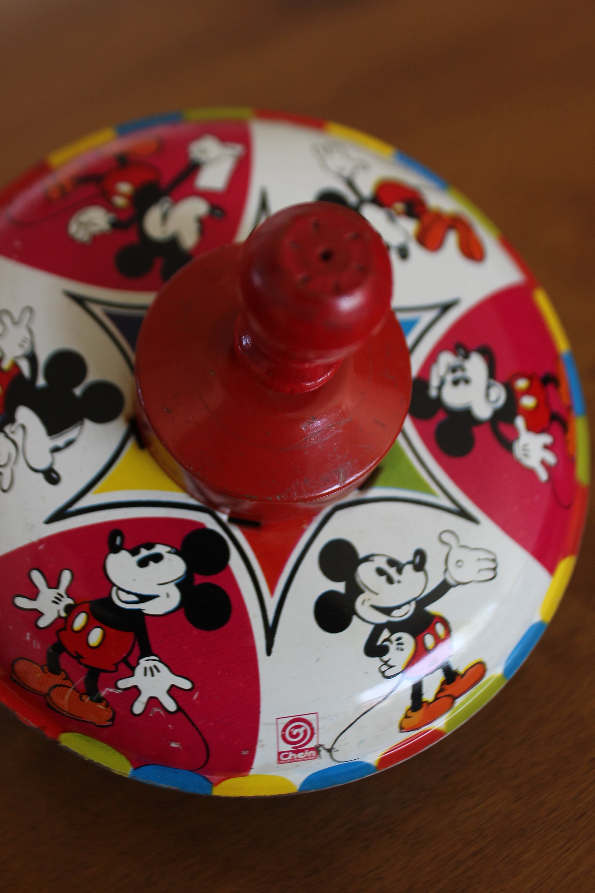 Vintage Mickey Mouse Spinning Top 1975 Walt Disney Productions - Etsy