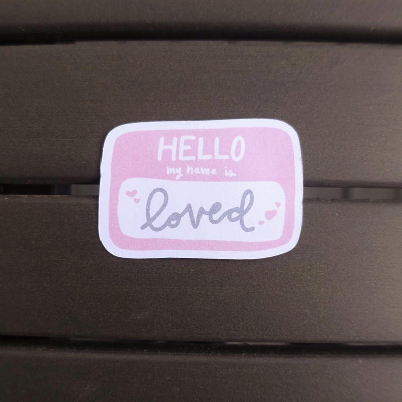 Hello My Name is Stickers - Etsy