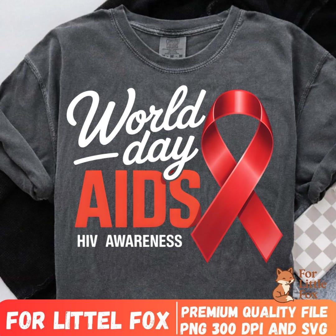 World AIDS Day HIV Awareness Red Ribbon Support Png Svg, Awareness Red ...