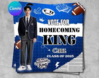 Homecoming Flyer, Vote Homecoming, HOCO Flyer, Homecoming King Flyer ...