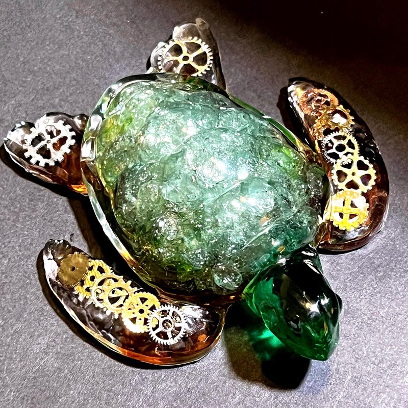 Steampunk Turtle Art - Etsy UK