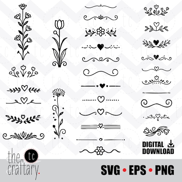 Doodle Dividers - Etsy