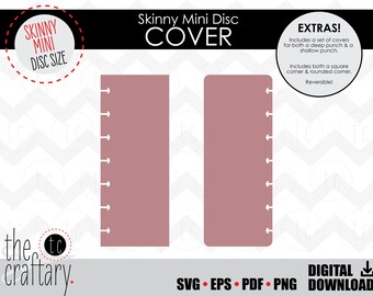 Disc Bound Planner Cover Svg - Etsy