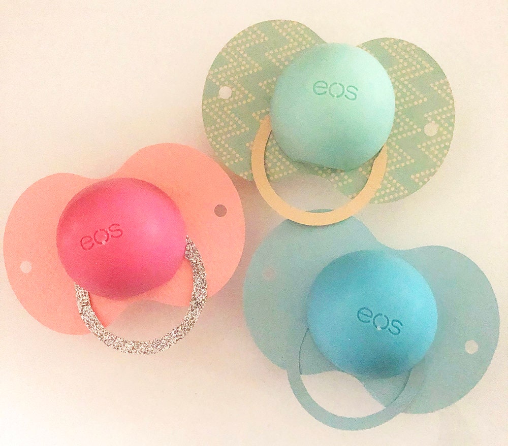 Baby Pacifier EOS Lip Balm Baby Shower Gift Girl Boy Favor - Etsy