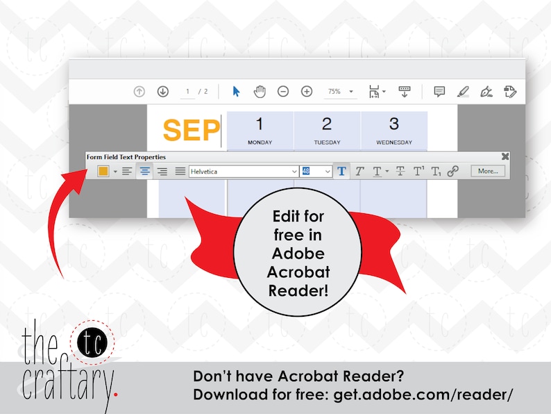 EDITABLE Weekly Lined (horizontal Style) Classic Calendar Pages ...