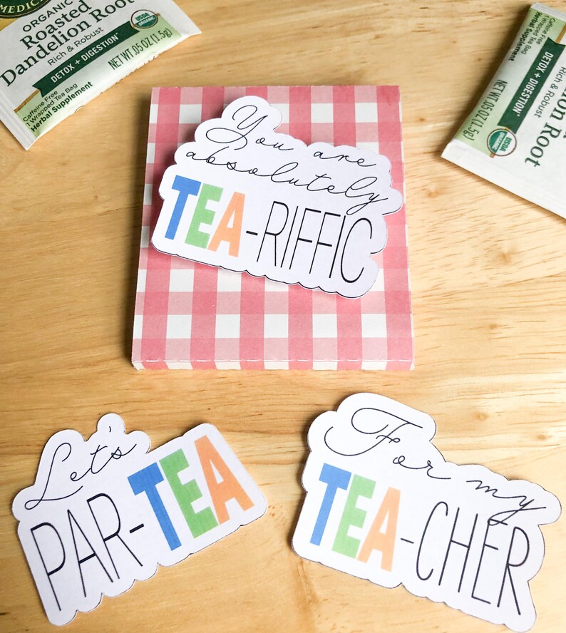 Tea Bag Template Holder Folder Envelope & Sentiments | Party Favor ...
