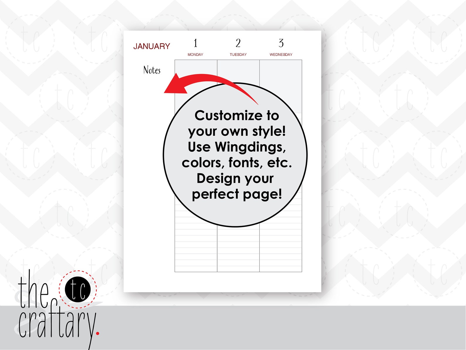 EDITABLE Weekly Lined (vertical Style) Letter/big Calendar Pages ...