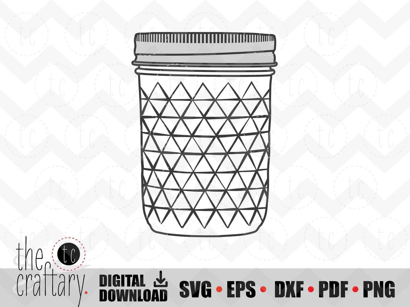 Jelly Jar Canning Mason Svg Eps Dxf Pdf Png | Etsy