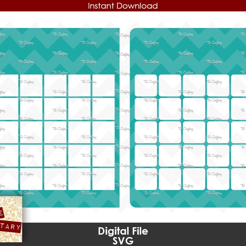 Bingo Cards Svg - Etsy