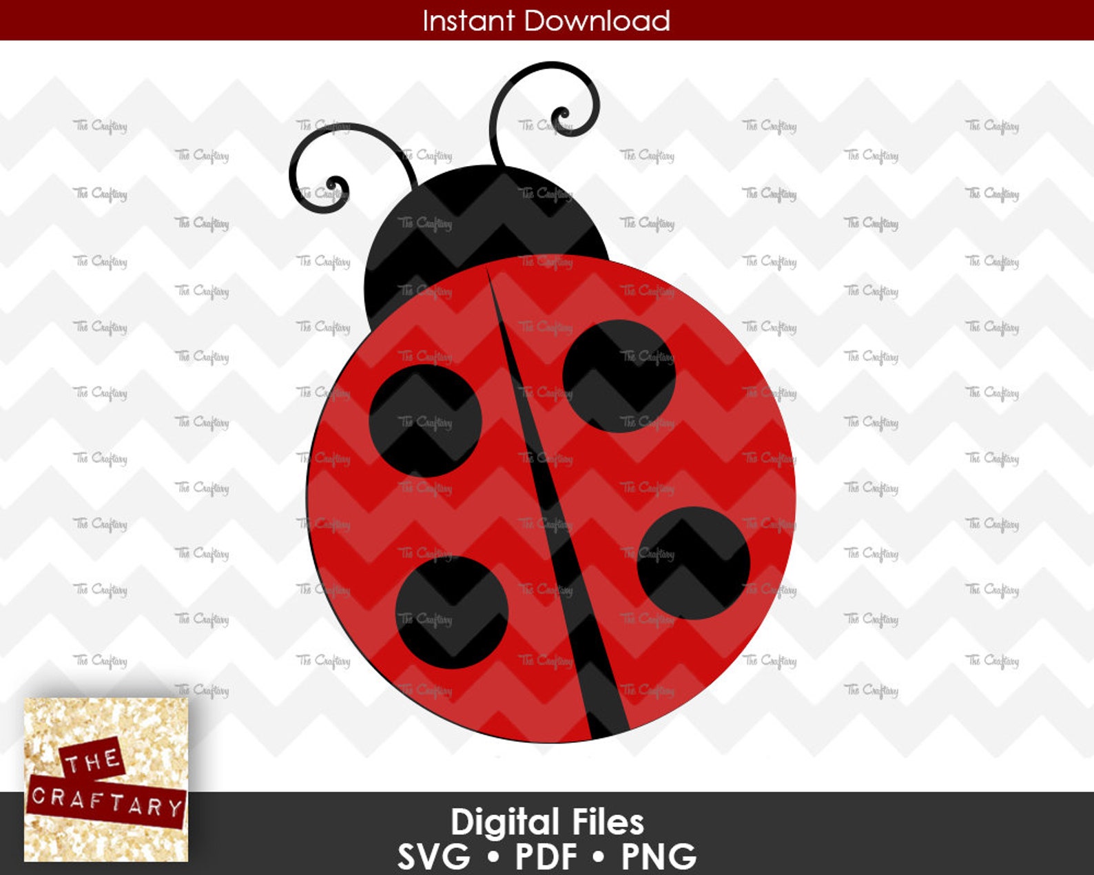 Ladybug Lady Bug Insect SVG File - Etsy