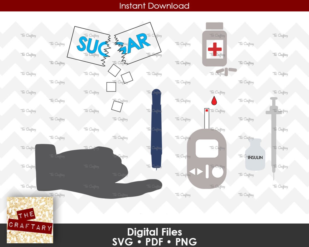 Diabetes | Blood Sugar | Insulin | Shot | SVG File - Etsy