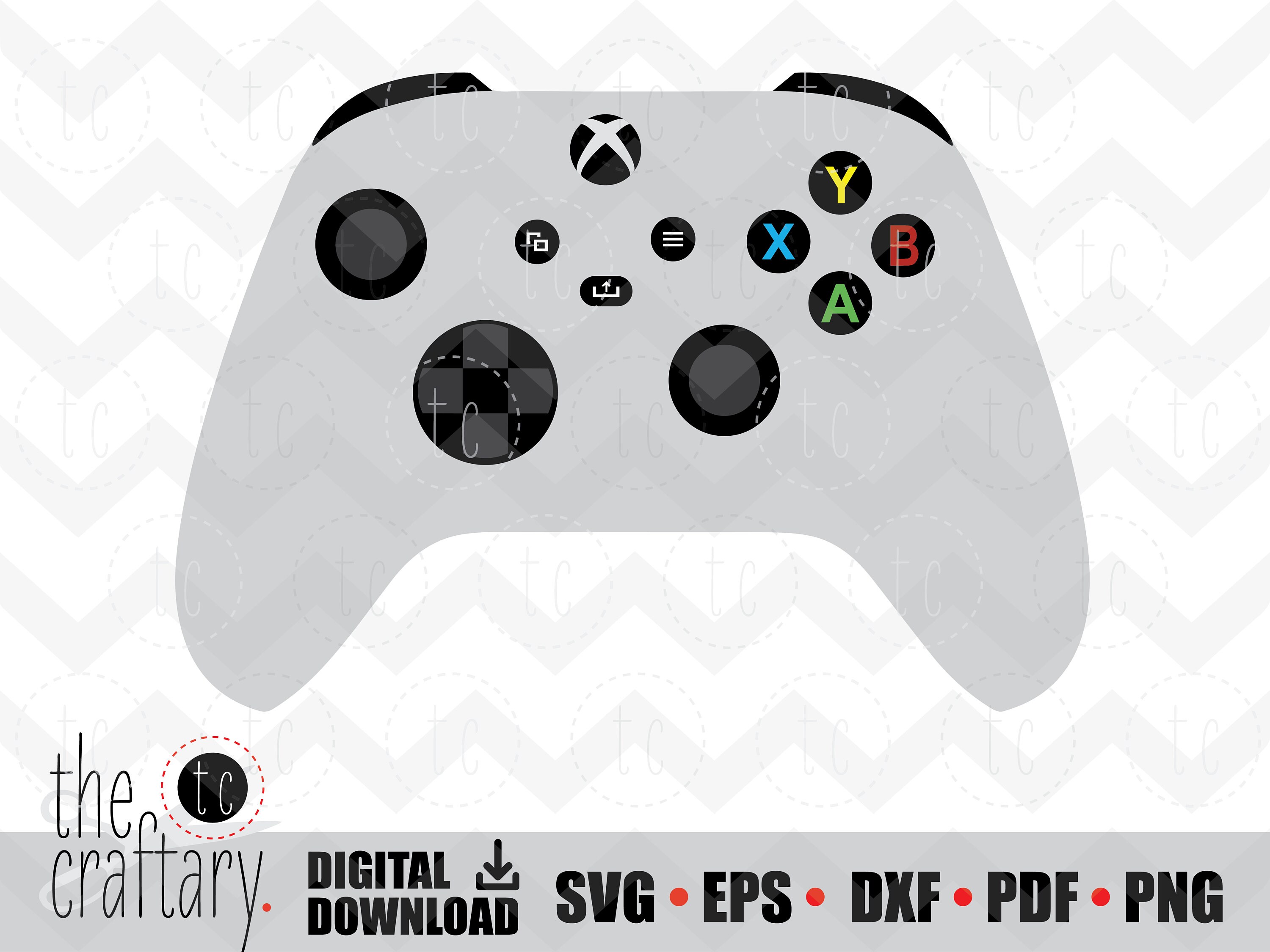 Xbox Controller X box Xbox One svg eps dxf pdf | Etsy