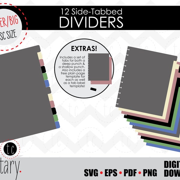 Planner Dividers - Etsy