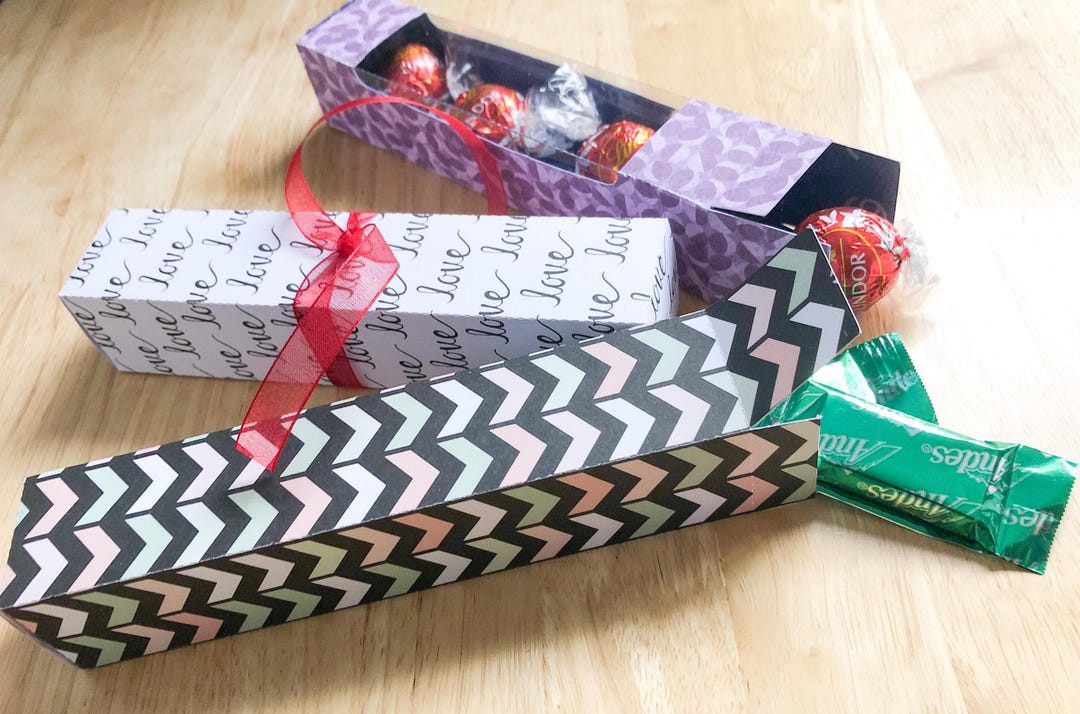 Truffle Box Template | Candy Party Favor | Treat Gift Hostess | Thank ...