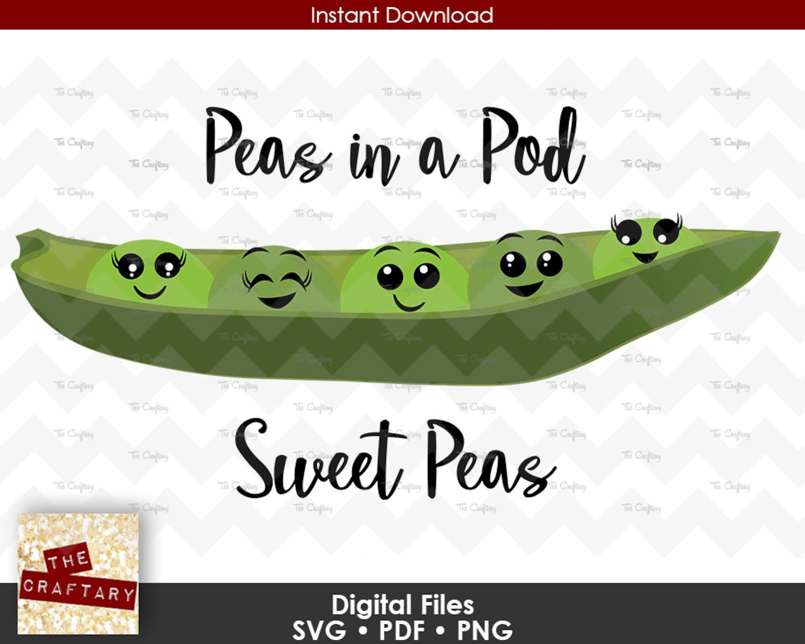 Pea Pod Peas in a Pod Sweet Pea SVG File | Etsy