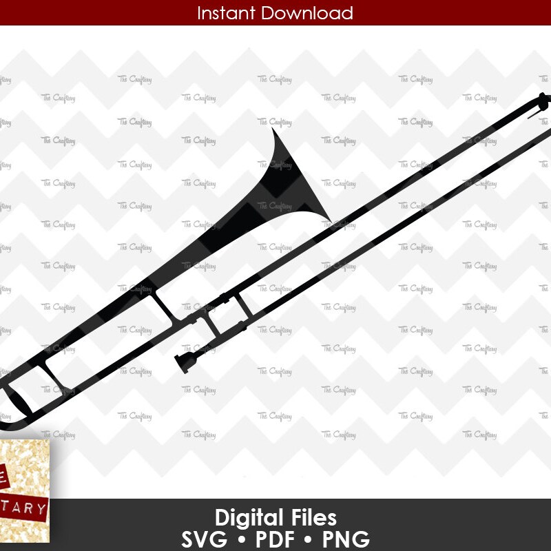 Trombone Svg - Etsy