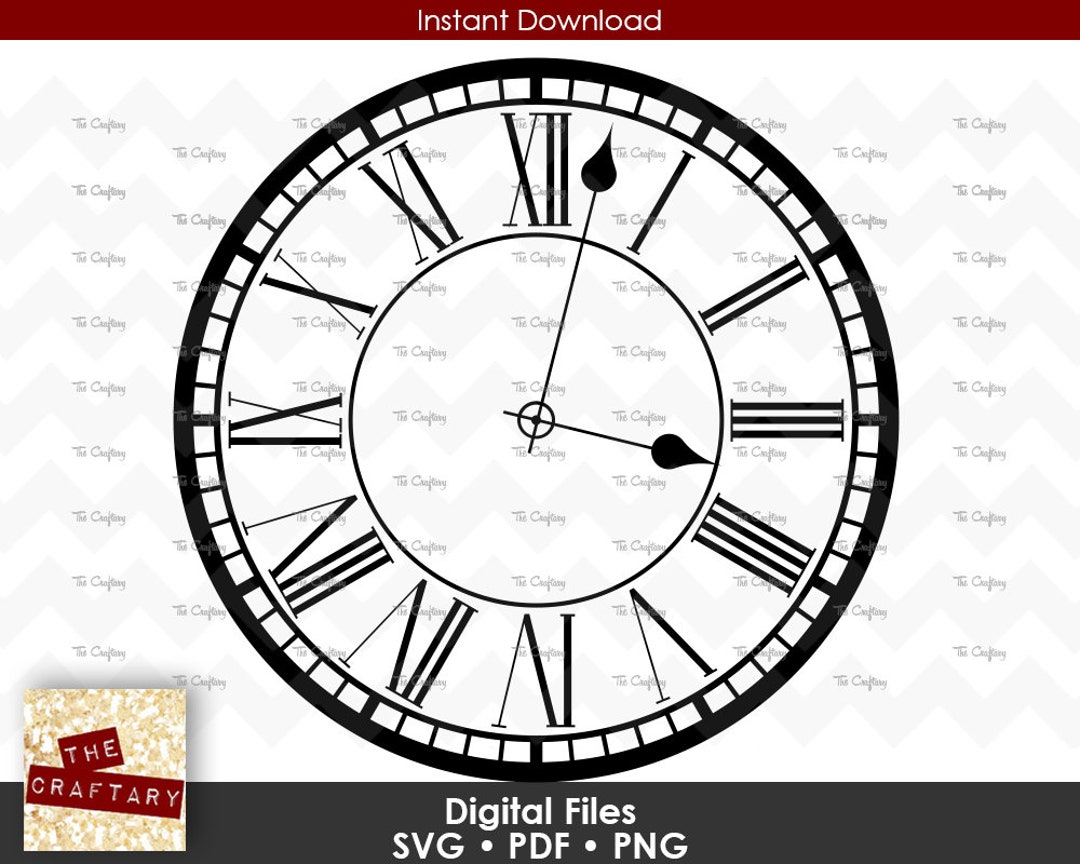 Clock Face | Alarm | Steampunk | Steam Punk | Time SVG File - Etsy