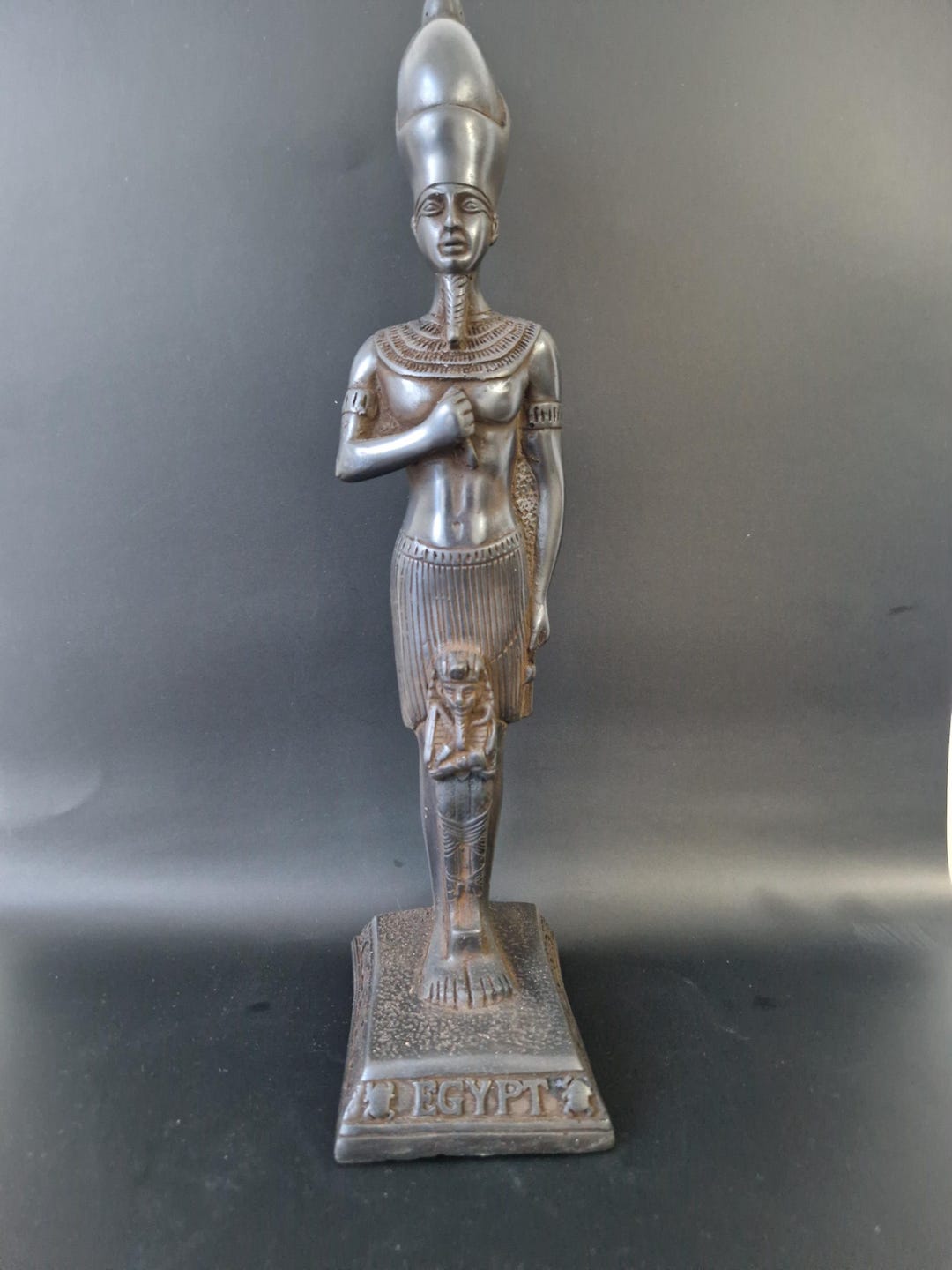 Pharaoh Menes (narmer) Statue | Polystone Ancient Egyptian Figurine ...