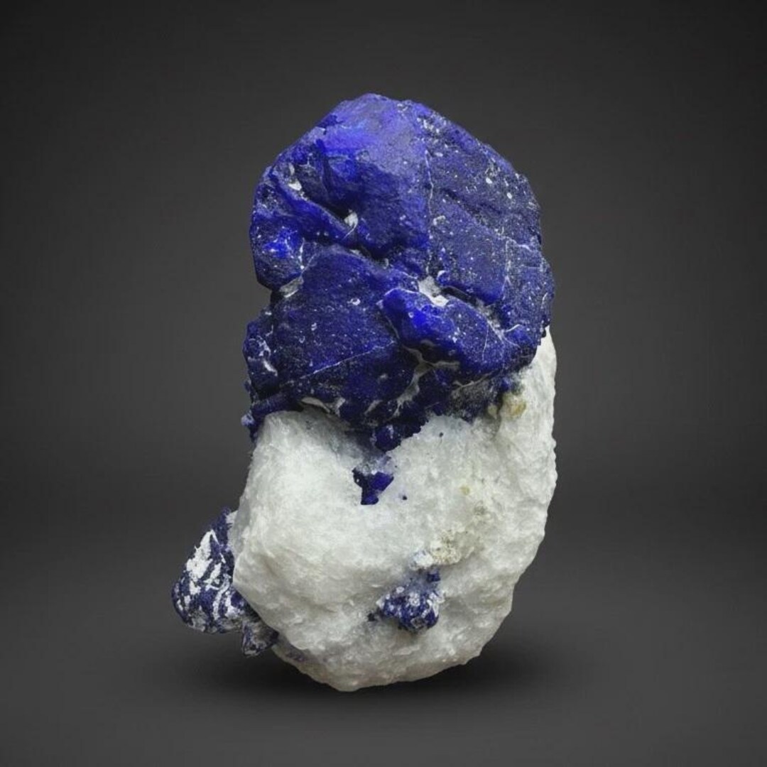 Afghani Lazurite Specimen | Deep Blue Lapis-grade Crystal on Matrix - Etsy