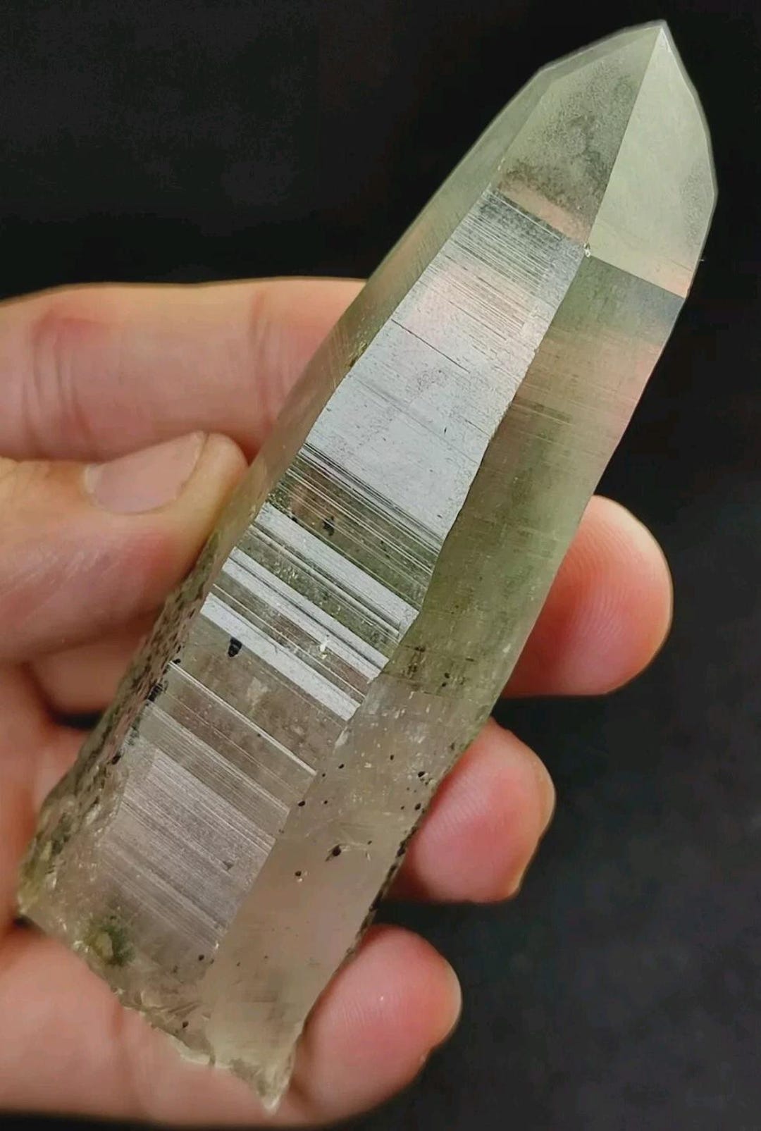 Quartz Crystal With Mica Chlorite Inclusion & Has Nice Clarity ...