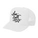 The Good Life Trucker Hat - Womens Mens Snap Back Trucker Style Mesh ...