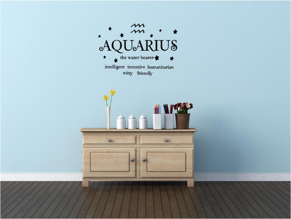 Aquarius Bedroom Decor and Accessories - Intelligent, Inventive, Witty