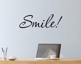 Smile Wall Art | Etsy