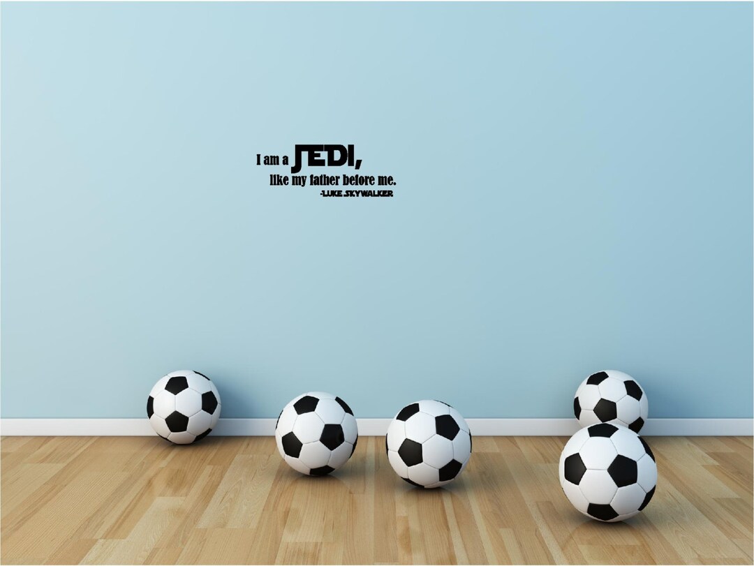 I Am a Jedi, Like My Father Before Me. Luke Skywalker Wall Art Wall ...
