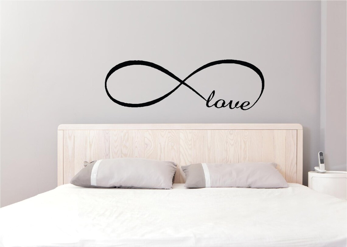 Infinity LOVE Symbol Cute Decorations Quotes Signs Wall Art - Etsy