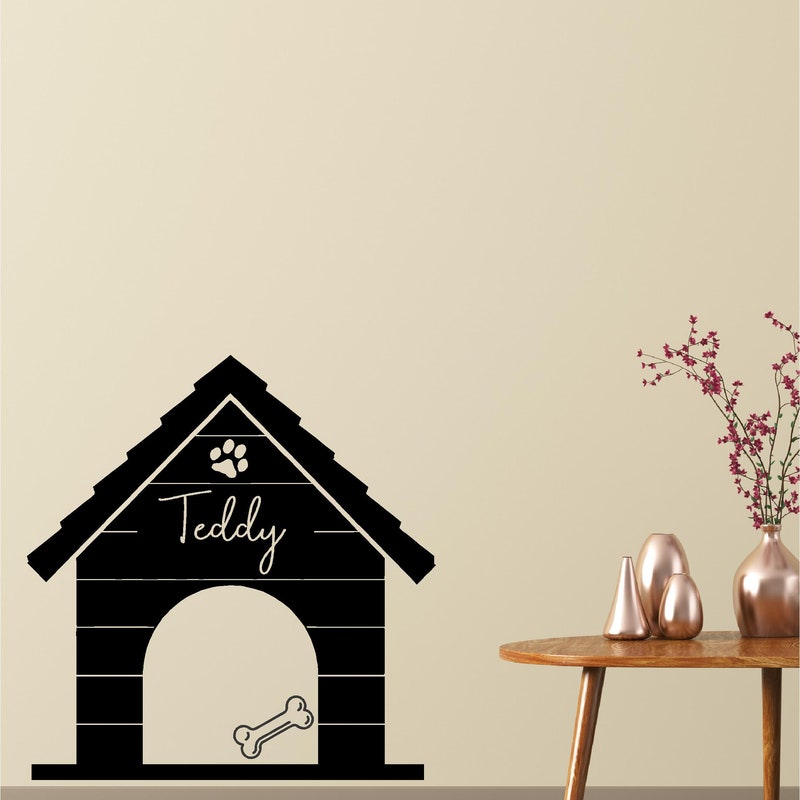 Dog House Name Sticker - Etsy
