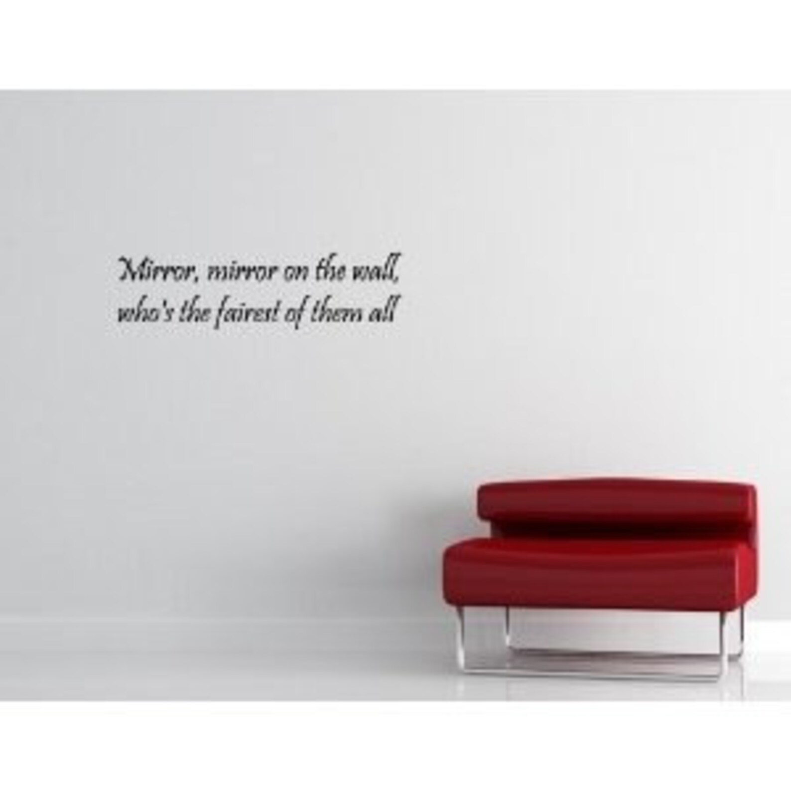 Mirror Mirror on the Wall Who's the Fairest of Them All Wall Art Decals ...