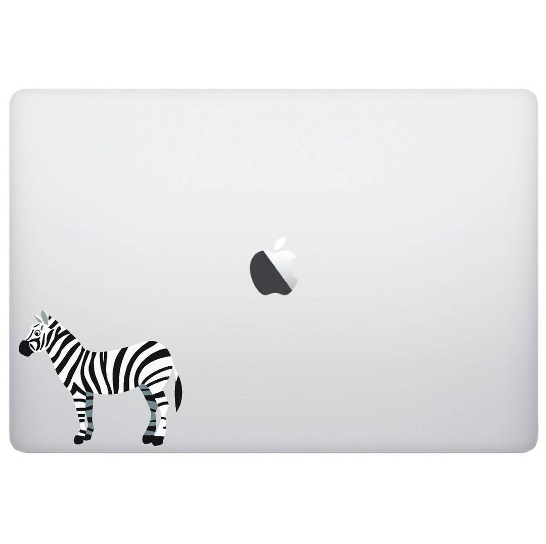 MacBook Sticker Decal - Zebra - Funny Car Truck Sticker Cute Puppy Dog ...