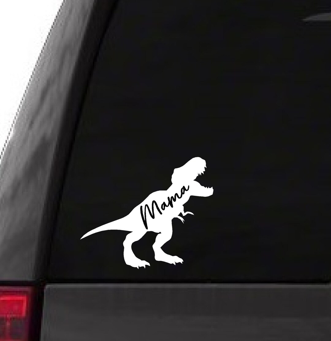 Mamasaurus Trex Mom Funny Car Truck Sticker Cute Bumper Decal - Etsy