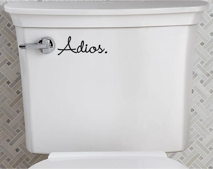 Put Me Down Good Job SET Bathroom Toilet Seat Cover Sticker - Etsy