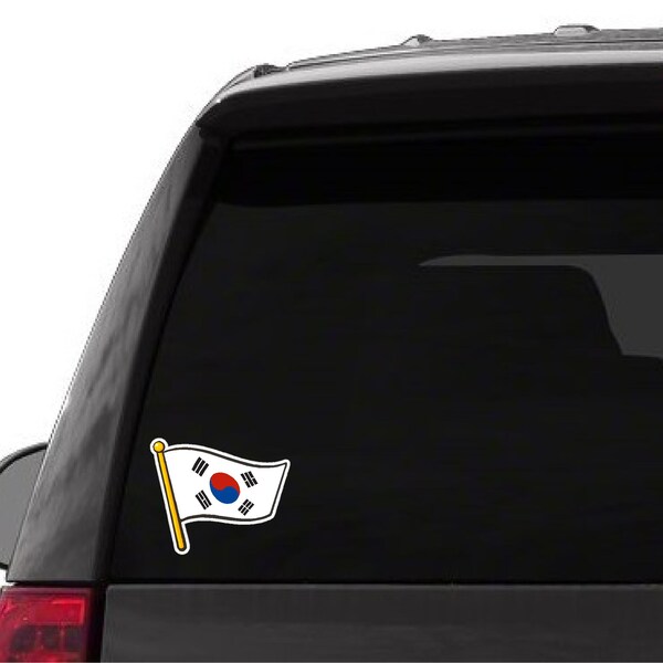 Korean Flag Car Sticker - Etsy