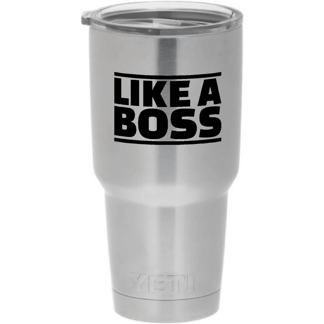 Yeti Sticker Decal - Like a BOSS - Funny Cool Skins - Etsy