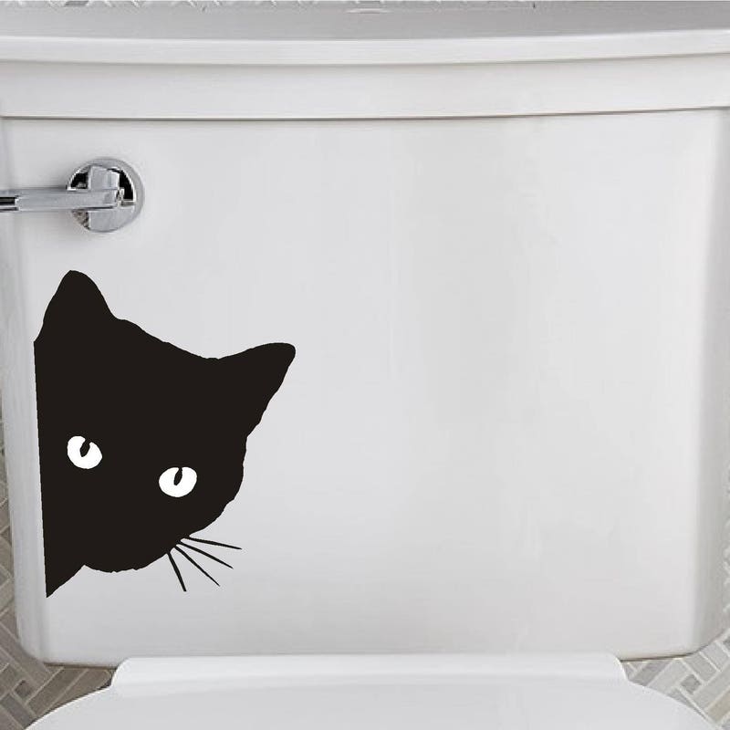 Bathroom Toilet Stickers - Etsy