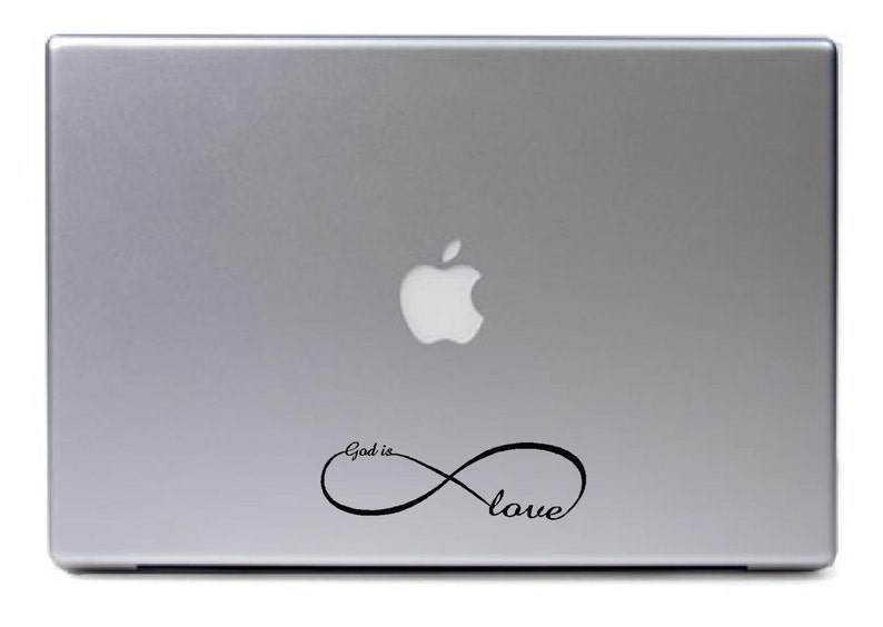 Macbook Infinity GOD is Love Apple Logo Funny Car Truck - Etsy