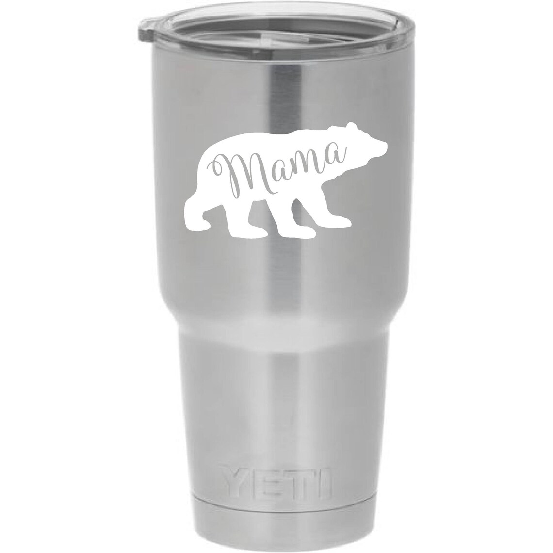 Yeti Sticker Decal - Mama Bear Sticker Cool Skins for Drinkware Cups ...