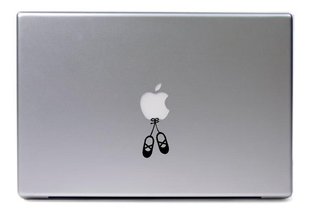 MacBook - Dance Shoes Under Apple Logo - Funny Car Truck Sticker Cute ...