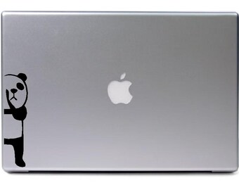 MacBook Stick Man Carrying Apple Logo Funny Car Truck Sticker Cute ...