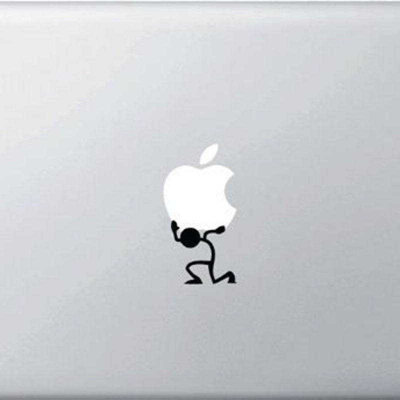 Apple Logo Stickers - Etsy