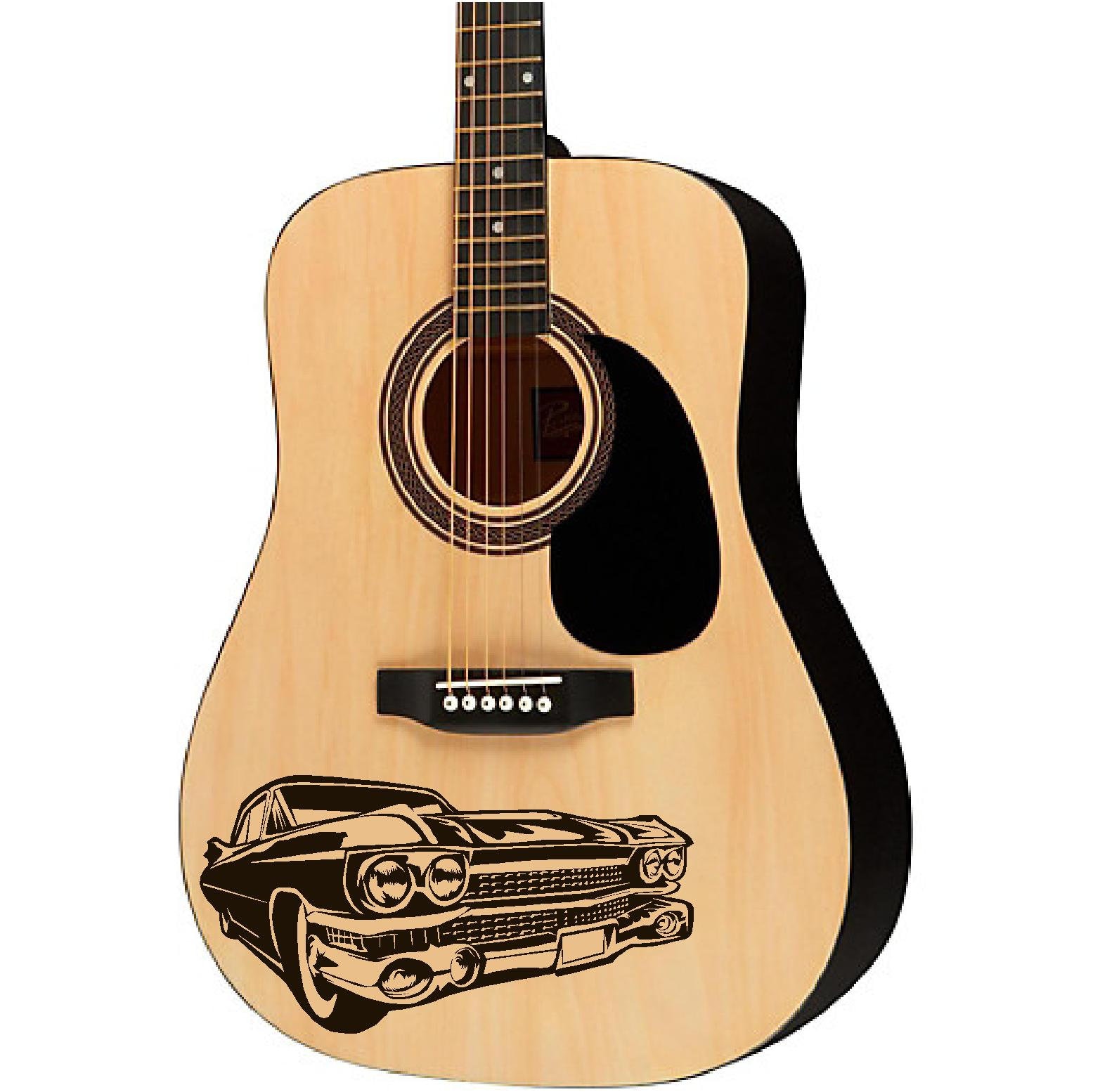 Guitar Sticker Decal Car Front End Impala Violin Electric | Etsy