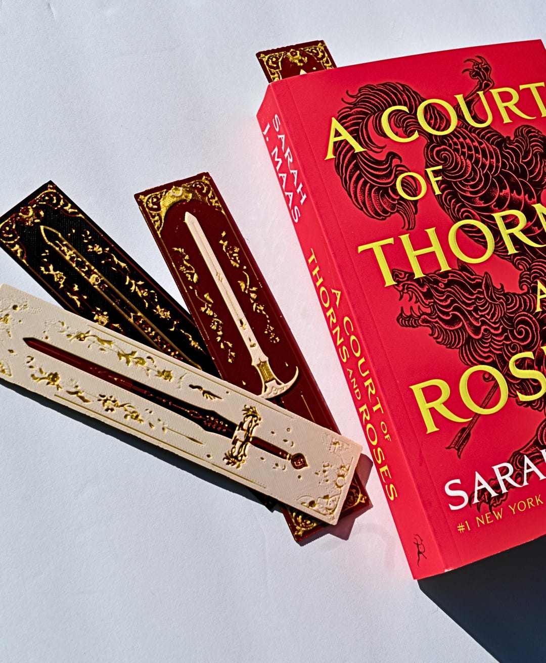3D Printed Sword Bookmark Set of 4: Fantasy Book Lover Gift - Etsy