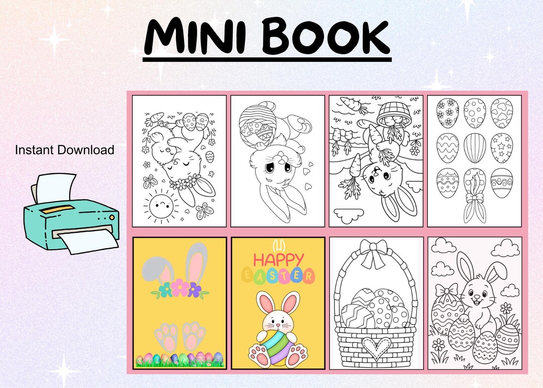 Printable Easter Mini Book for Kids | Easter Activity Book | Easter ...