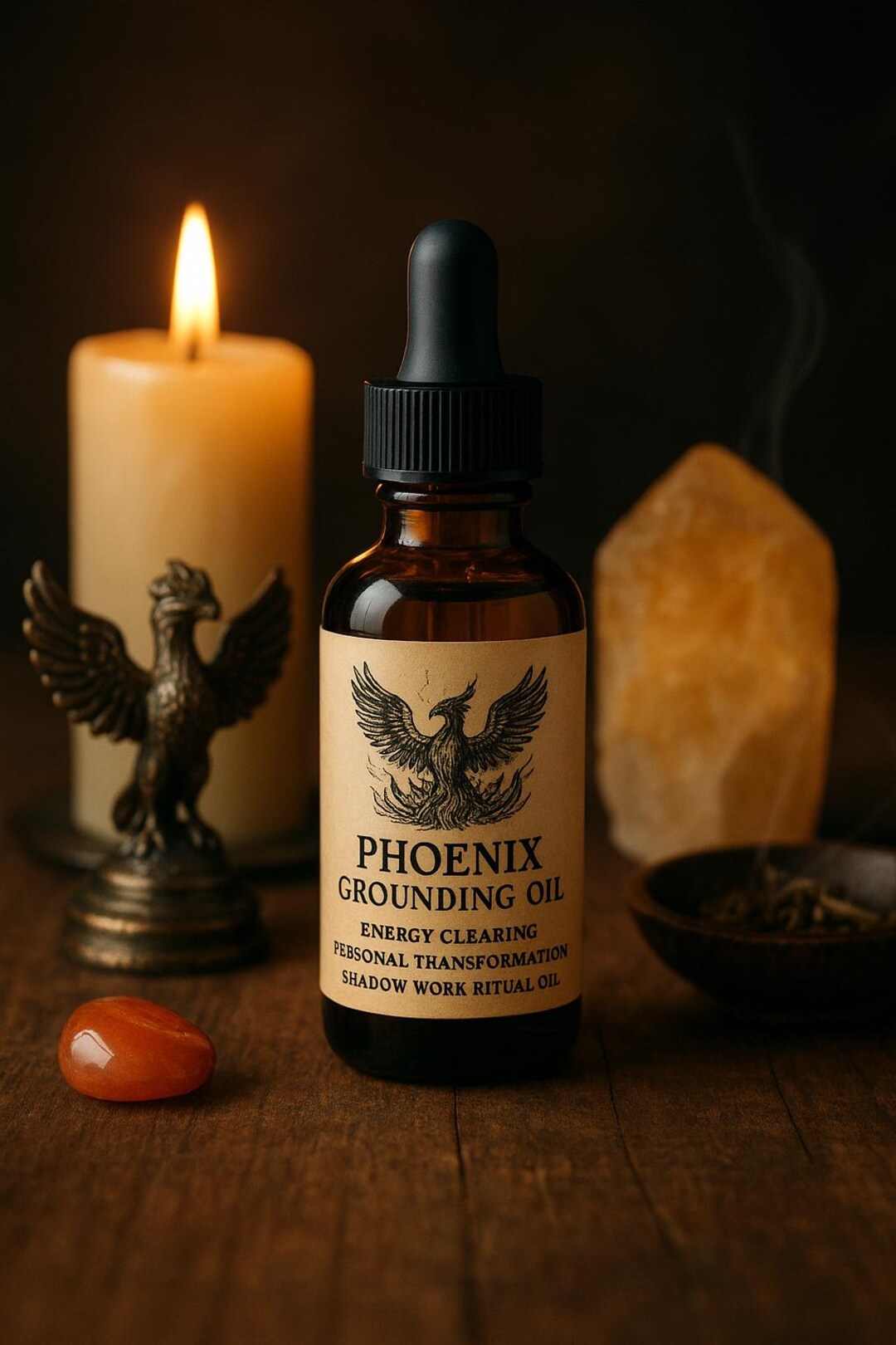 Phoenix Grounding Oil — Reset Energy, Attract Wealth & Abundance - Etsy