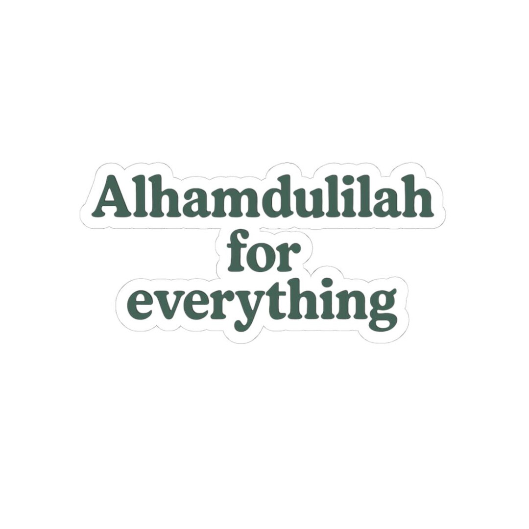 Alhamdulillah Stickers - Etsy