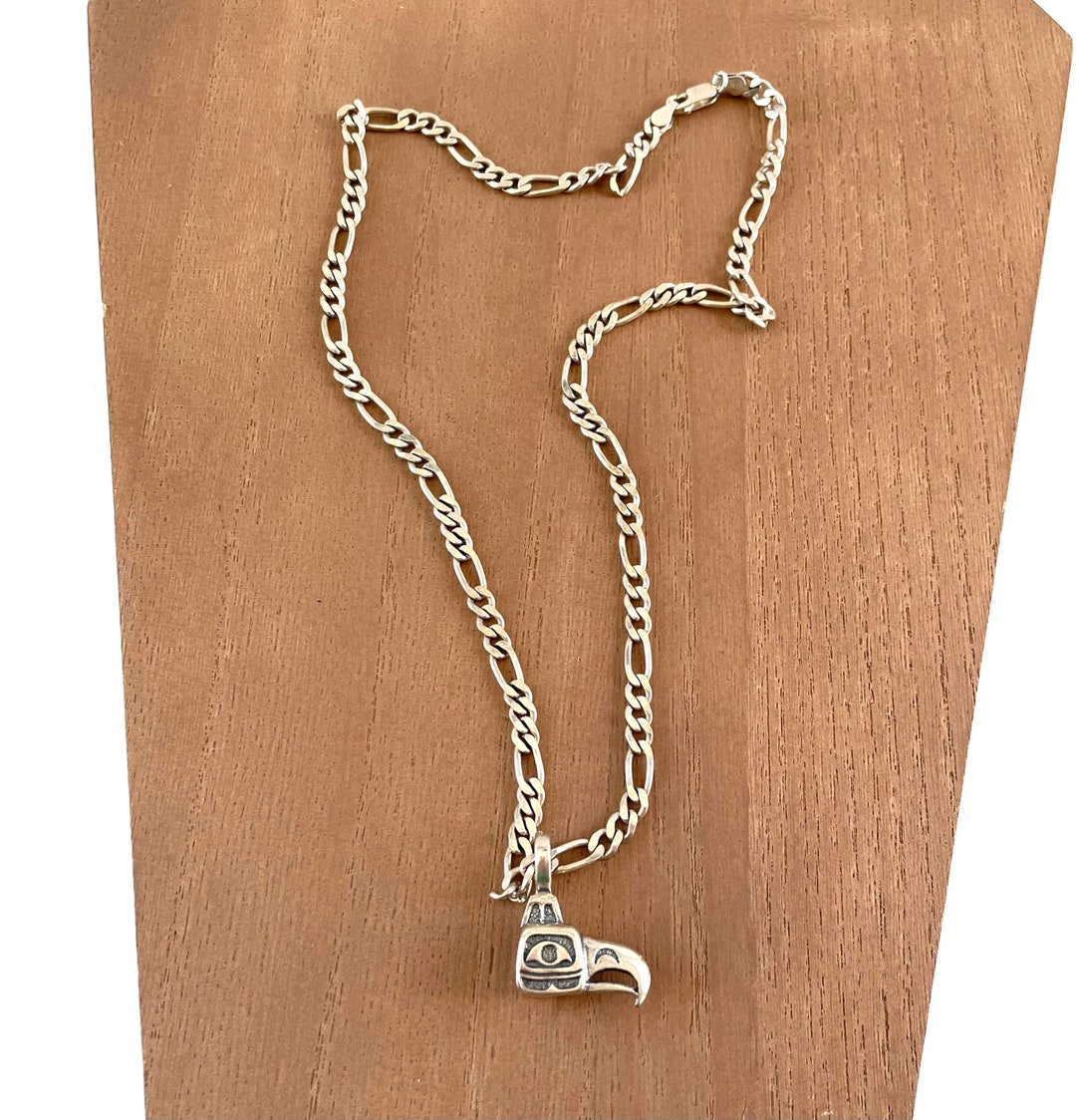 Native American Coastal Pacific Northwest Seahawk Pendant Necklace ...