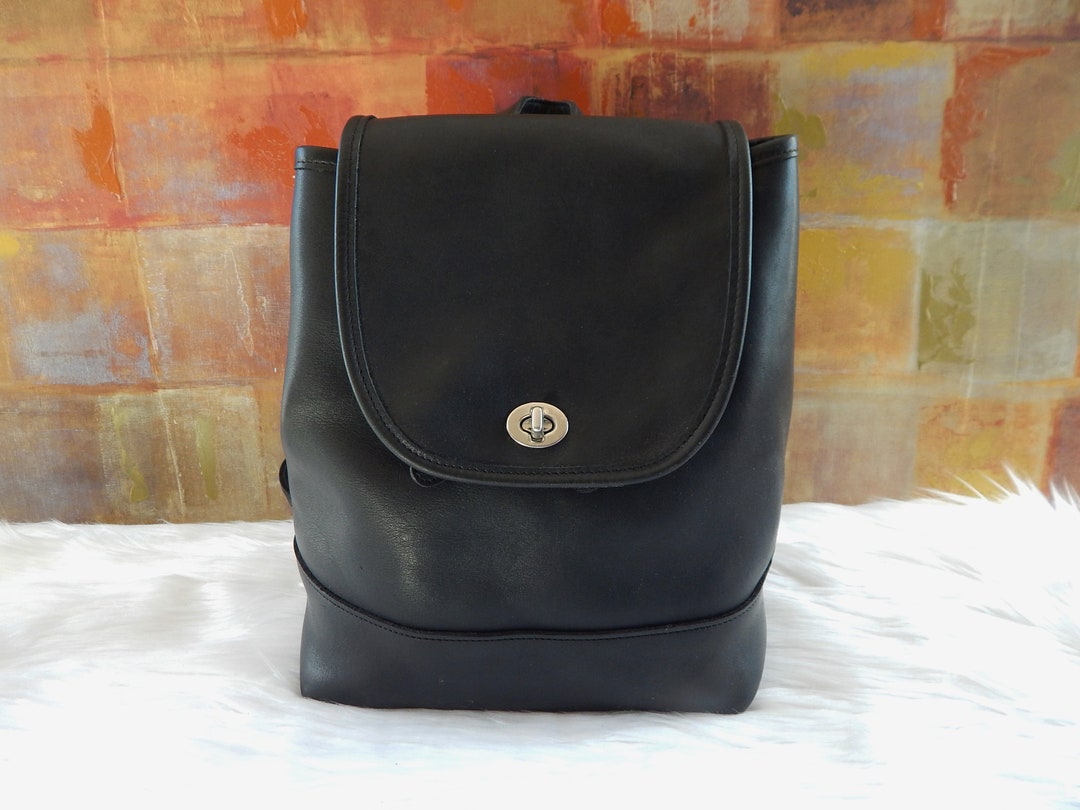 RARE Large Vintage COACH Backpack Daypack Nickel Hardware 9791 - Etsy