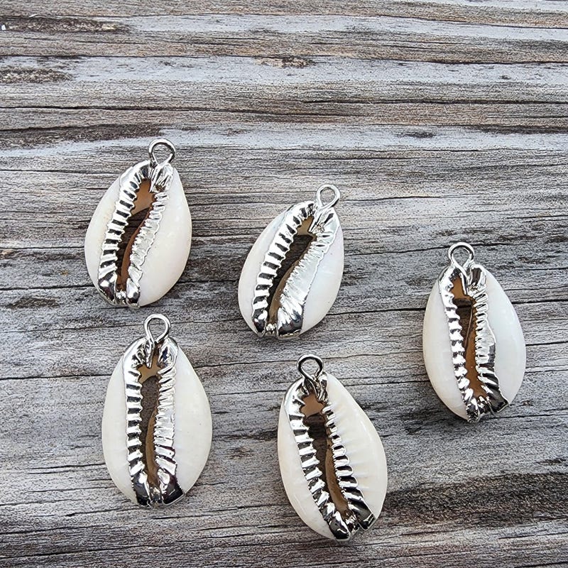 Cowrie Shell Pendant - Etsy